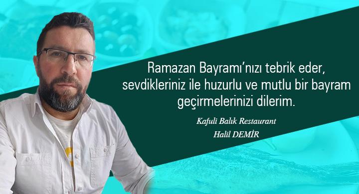 HALİL DEMİR'den BAYRAM MESAJI